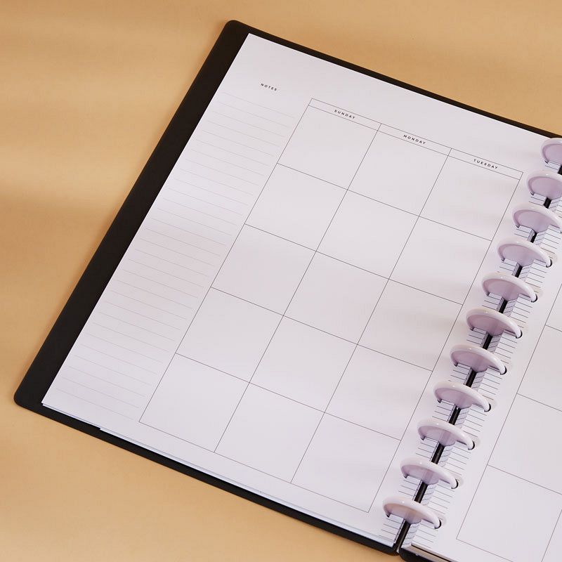 Undated Planner Plans + Notes Journal Day, Week or Month NEW DAY Big Format